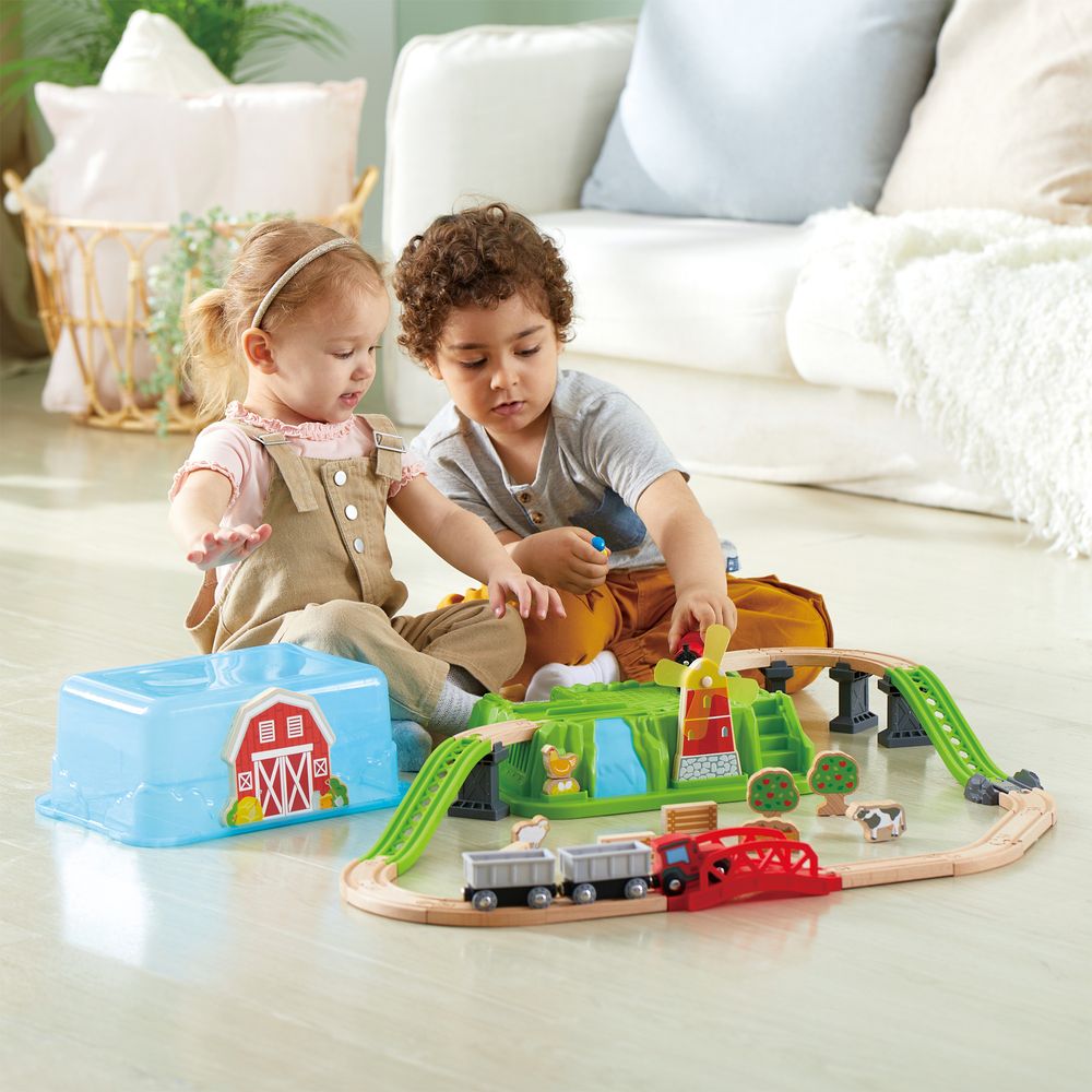 Hape - Ferrovia na Fazenda 41 Peças Xalingo - xalingo